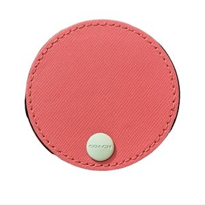 Coach | Accessories | Coach Leather Round Compact Mirror | Poshmark
